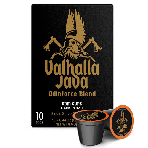 Valhalla Java Single Serve Pods - Extra Kick of Caffeine - Medium Roast ...