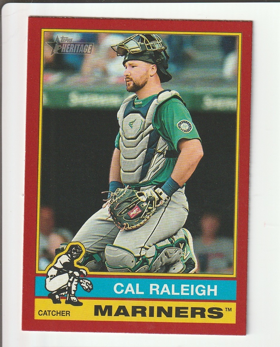 Cal Raleigh 2025 Topps Heritage #472 Red Border Price Guide - Sports ...