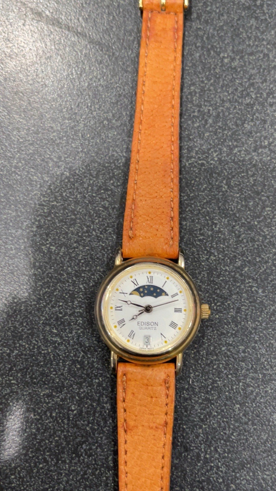 Edison Quartz Moonphase Men's Watch - Gem