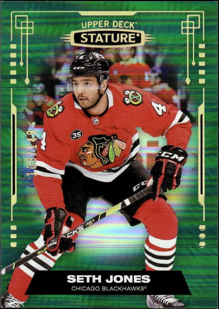 2021-22 Upper Deck Stature - Seth Jones #76 Green /149 for sale online ...