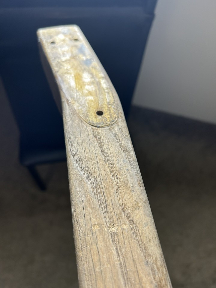38” Wooden Sailboat Tiller Handle For 1-3/4” Collar Marine Supply Gear ...