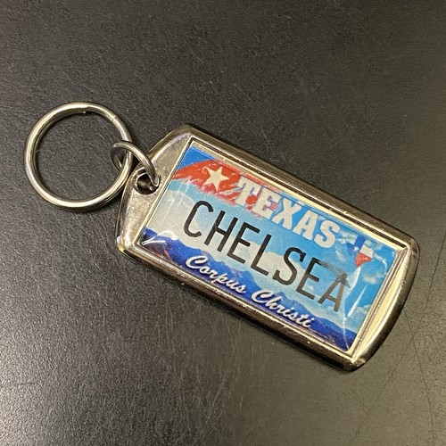 Texas License Plate Chelsea Name Corpus Cristi Keychain Souvenir | eBay