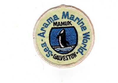 Sea-Arama Marine World Patch, Mamuk, Galveston, Texas, No Longer Open ...