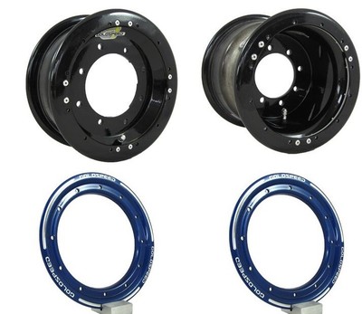 ATV WHEELS BLUE BEADLOCK 4x115 8x8 4x156 10x5 GOLDSPEED YAMAHA YFZ450R ...