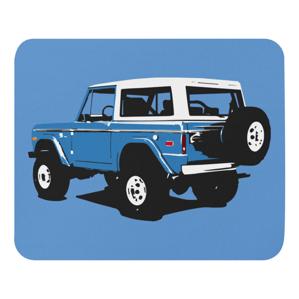 Vintage Blue Ford Bronco Lover Gift Mouse pad | eBay