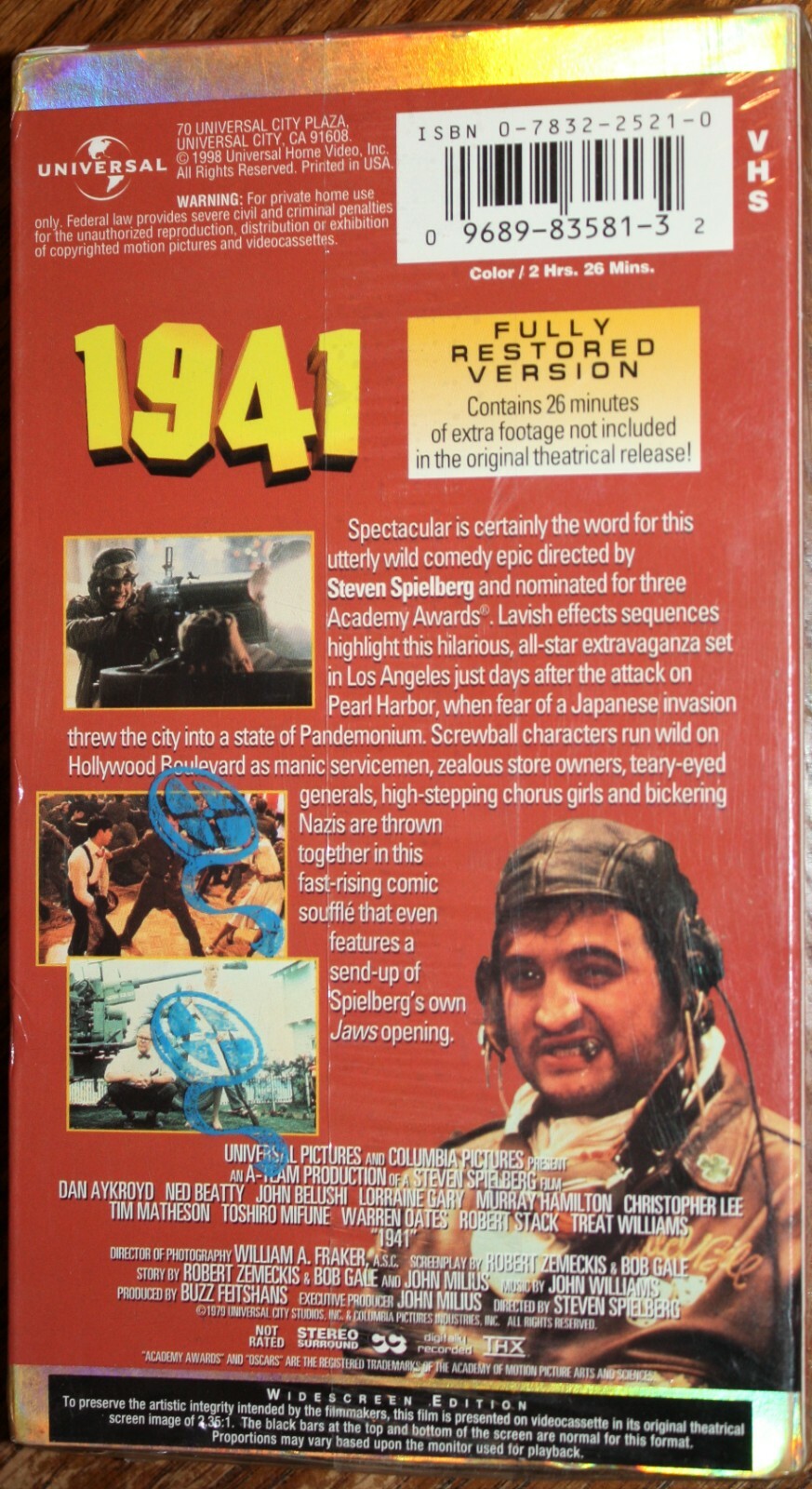 1941 (VHS, 1998, Widescreen) for sale online | eBay
