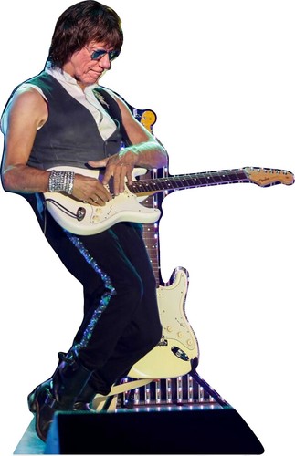 Jeff Beck Performing 72" Tall Life Size Cardboard Cutout Standee | eBay