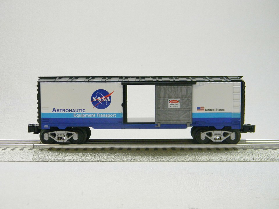 LIONEL SPACE LAUNCH BOXCAR O GAUGE nasa freight train railroad car ...
