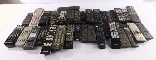 (Mixed Lot of 34) TV Remote Controls for Crestron, Sony, Toshiba ...