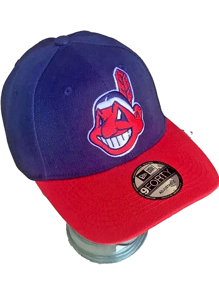 Cleveland Indians Chief Wahoo Red & Blue Baseball cap. Snapback. | eBay