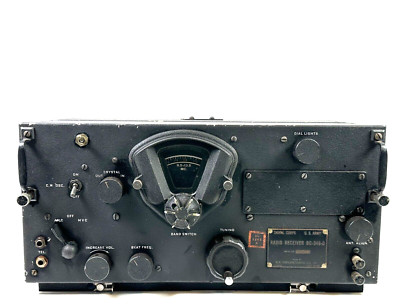 RCA Signal Corps Radio Receiver BC-348-0 w/ Peerless B-480-A ...