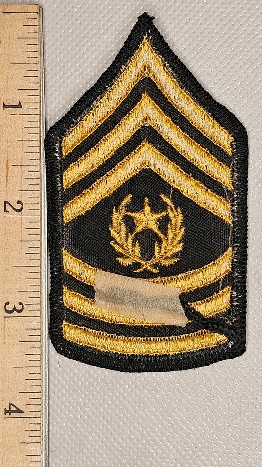 U.S. Army Command Sergeant Major Rank Patch | eBay