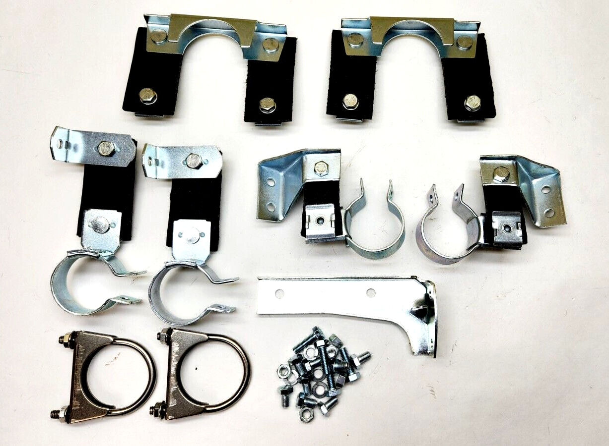 Dual Exhaust Hanger Bracket Kit 1958 1959 1960 1961 1962 1963 1964 ...