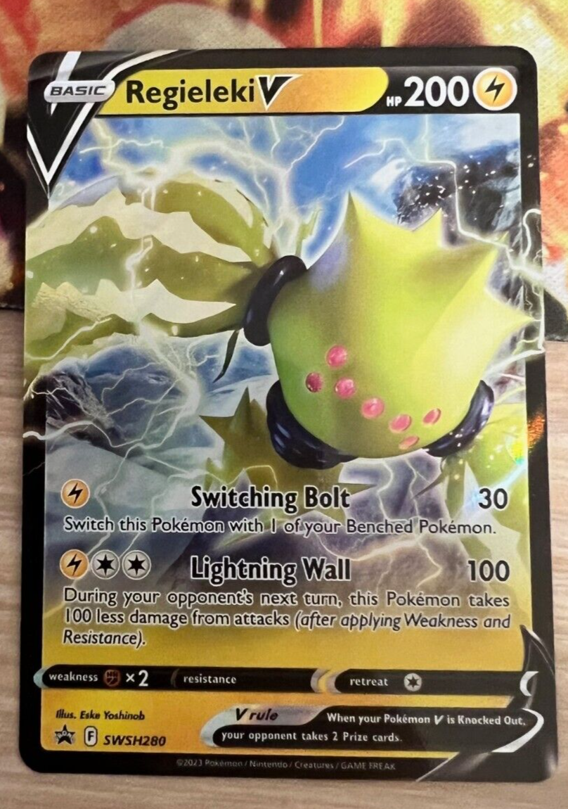 Regieleki V SWSH280 - Black Star Promo - Pokemon TCG - NM | eBay