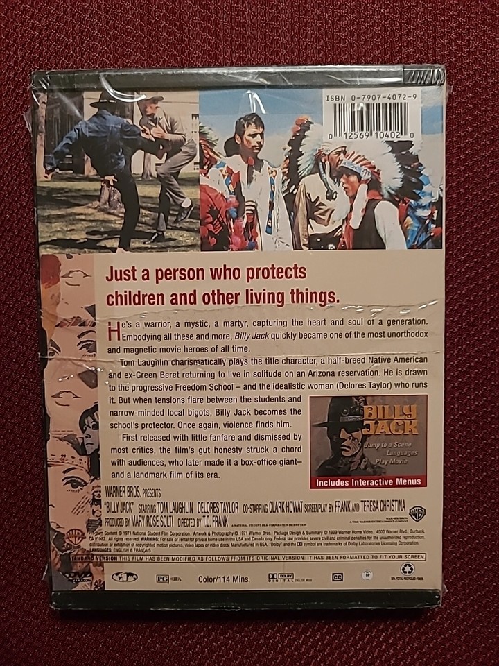 Billy Jack (DVD, 1999) 12569104020 | eBay