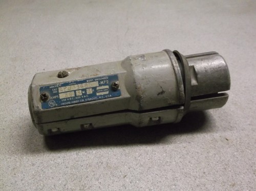 Crouse Hinds APJ3485-M72 Arktite 30A 1HP 125-250VDC/600VAC Plug | eBay