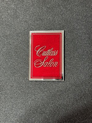 78 79 1978 1979 Oldsmobile Cutlass Salon Header Panel Emblem NEW ...