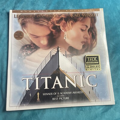 Titanic Laserdisc 2-Disc Widescreen Edition DiCaprio Winslet THX Dolby ...