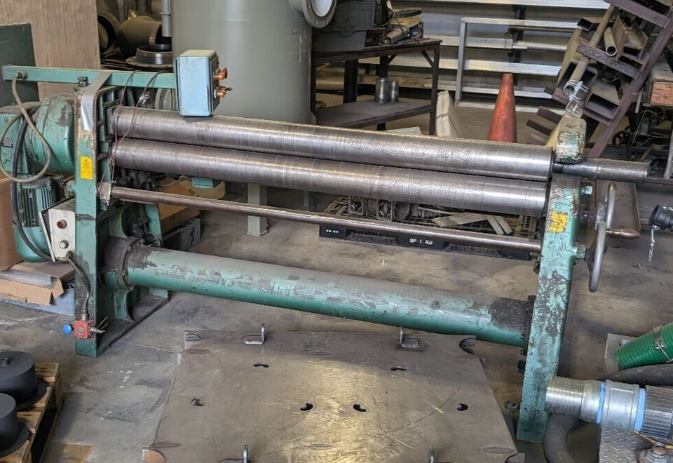 5' x 10GA Roundo IP-110/5 Plate Rolling/Bending Machine, 1998 | eBay