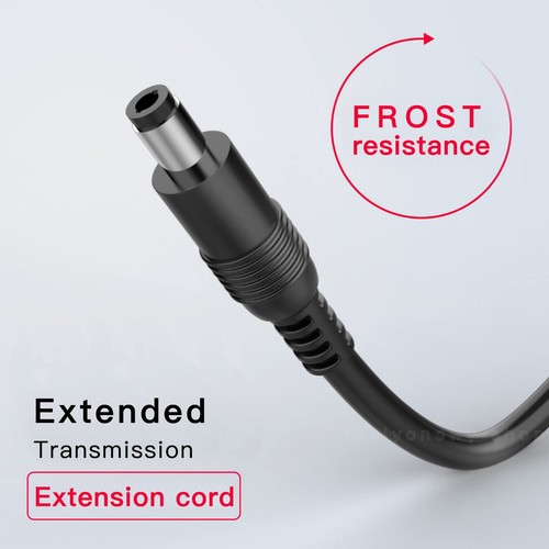 6 Pack Dc Power Supply 1 Female 2 Male 5.5Mm X 2.1Mm Jack Camera Cable ...