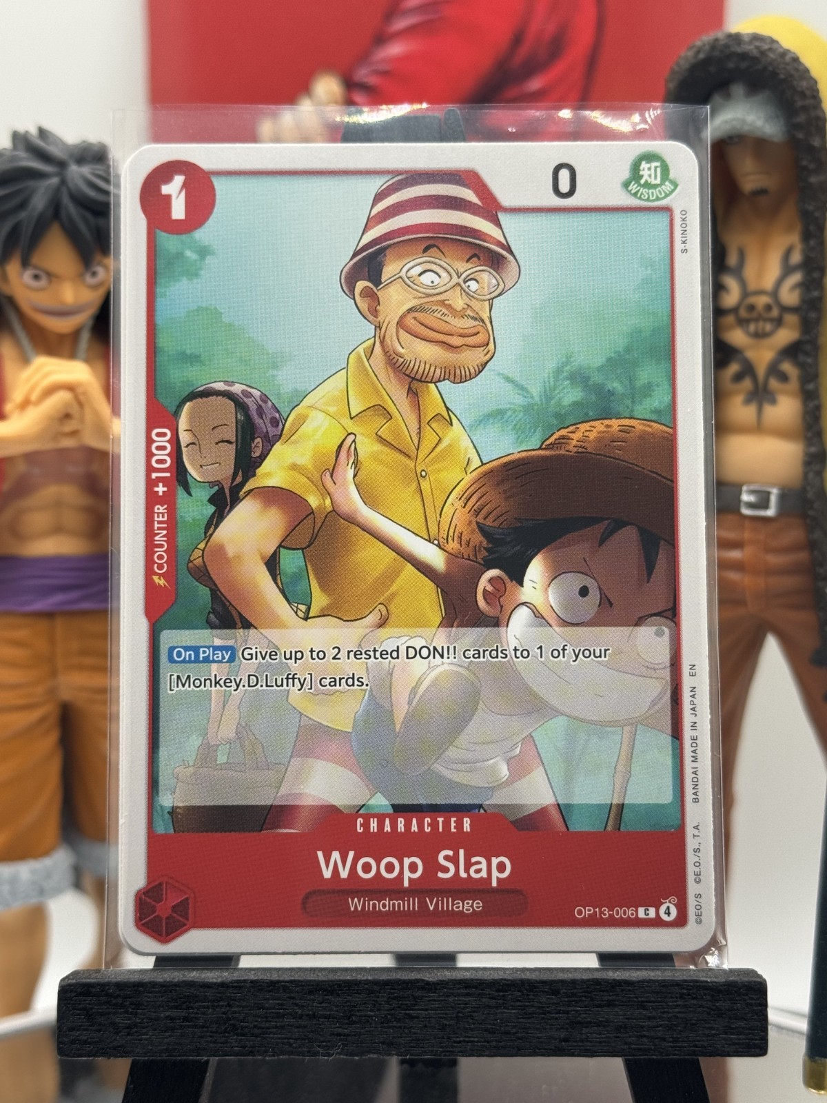 One Piece CG 4 Woop Slap OP13-006 Carrying On His Will Common! | eBay