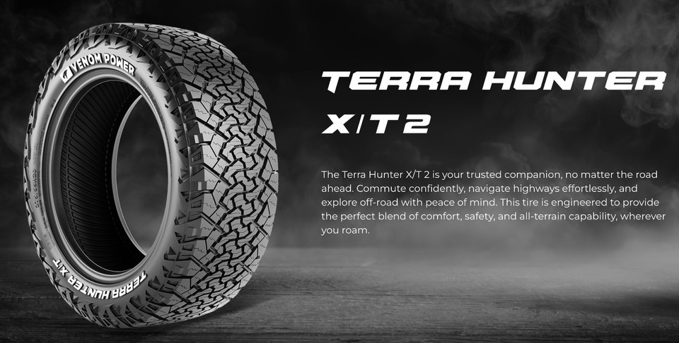 4 NEW 33X12.50R15C VENOM TERRA HUNTER XT2 108R RWL 6 PLY MUD TIRES | eBay