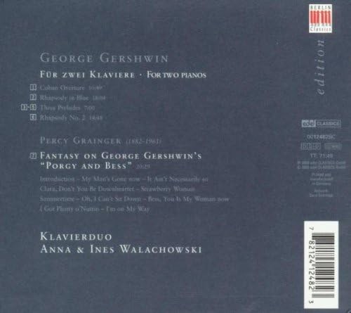 George Gershwin Works for Two Pianos (CD) Album (UK IMPORT ...