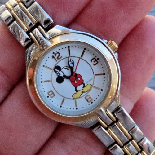 NICE Vintage Disney Mickey Mouse Watch Wristwatch MZB Deco MCK 167 ...