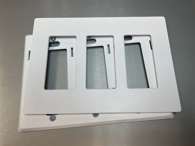 Crestron Textured White FP-G3-W-T Three Gang Device Decora Wall ...