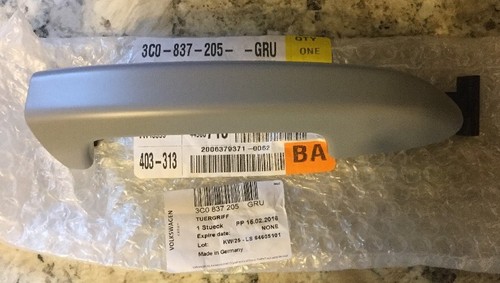 Genuine 2006-2016 Volkswagen Handle, Outside 3C0-837-205-GRU | eBay