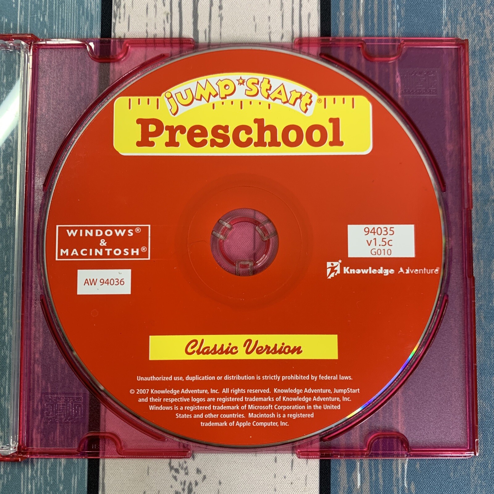 Jump Start Preschool Cd Discs