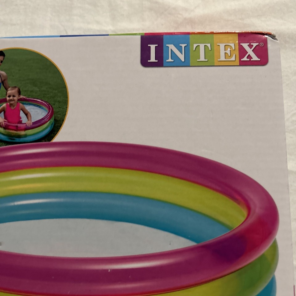 Intex Rainbow Baby Pool (34in x 10in) - Free shipping! | eBay