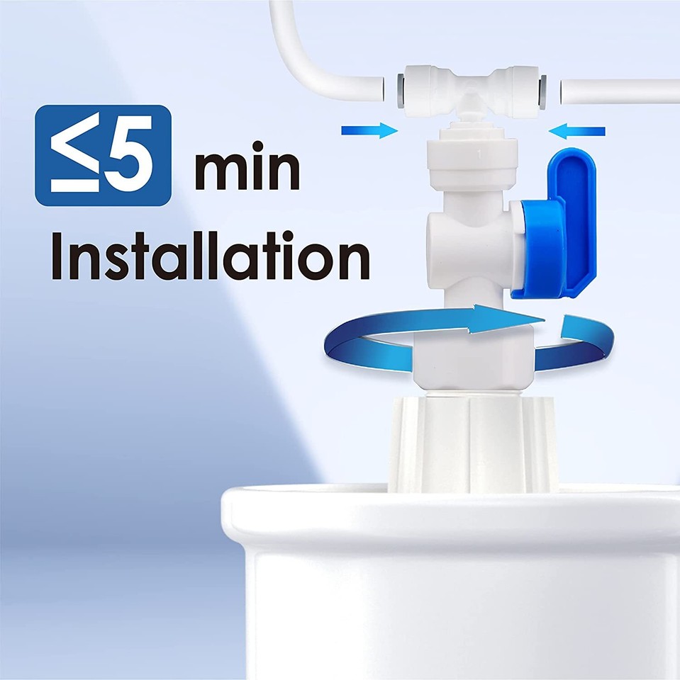 Waterdrop PMT Mini Water Pressure Tank,Storage Water Tank for Tankless ...