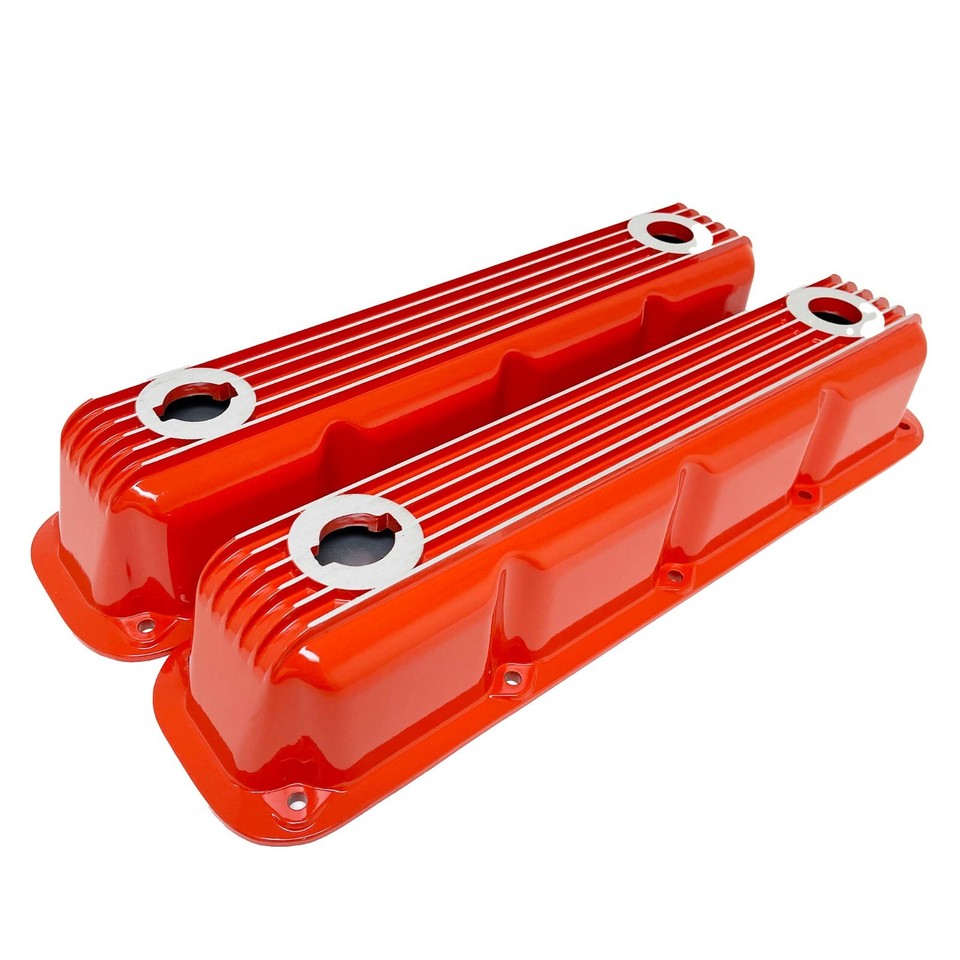 Mopar Performance MAGNUM Valve Covers 5.2L/5.9L V8 - Finned ORANGE ...