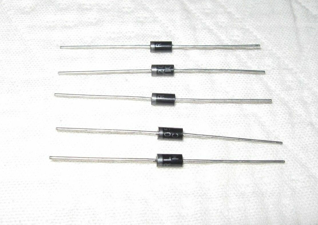 Pack of 5x RL205 600V 2A DO-15 Silicon Rectifier Diodes FAST UK ...