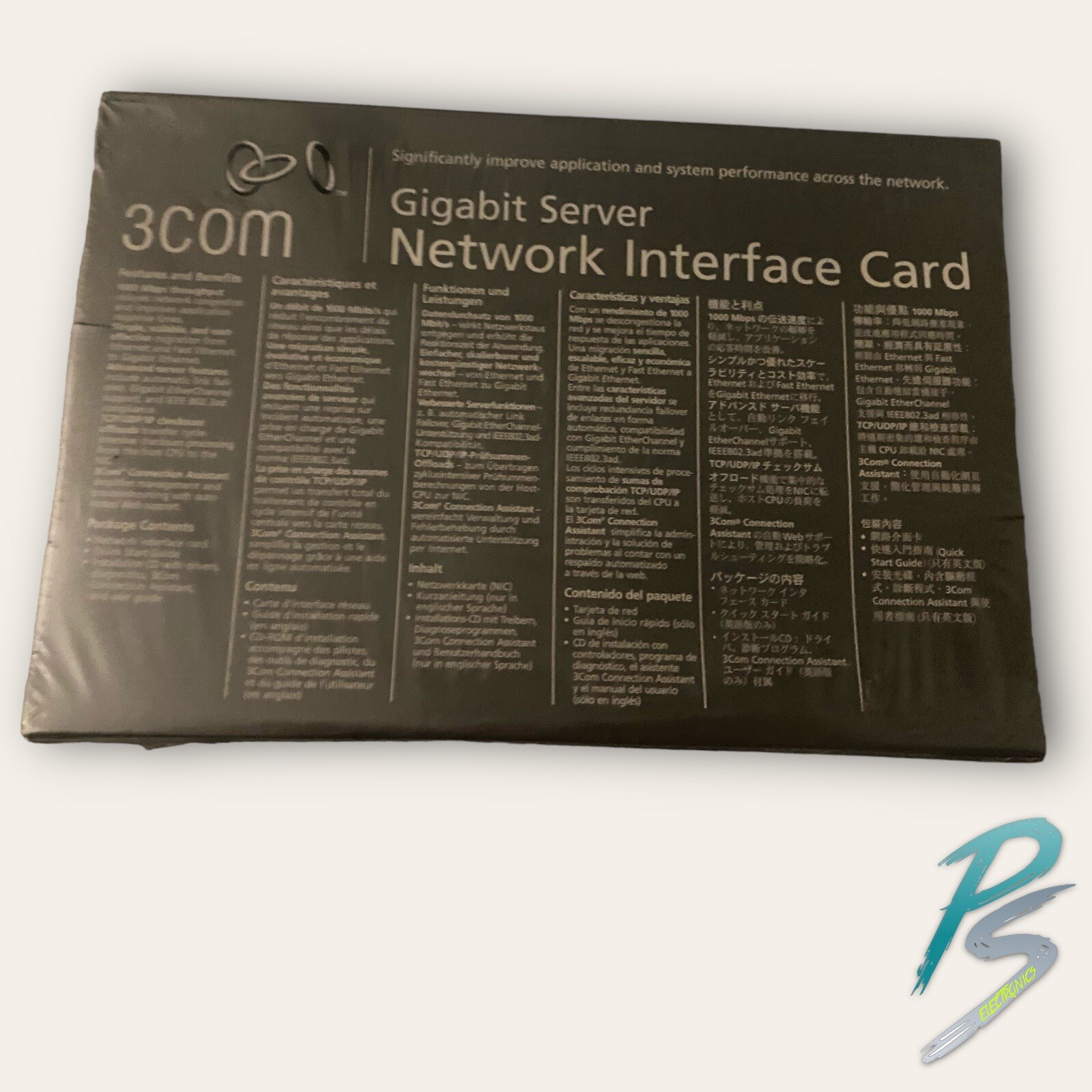 3com Gigabit Server Network Interface card 3C996B-T NEW IN BOX SEALED ...