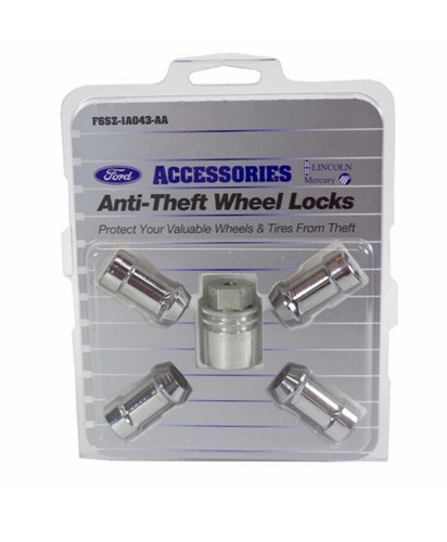OEM NEW '84-'23 Ford, Lincoln Wheel Locking Lug Nut Key Set Exposed ...