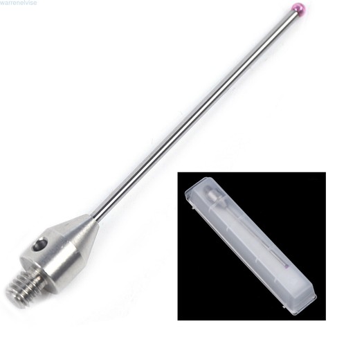 2mm CMM Touch Probe Stylus Ruby Ball Tungsten Carbide Stem 50mm Leng A ...