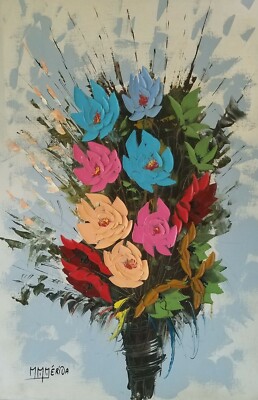 Manuel Munoz Merida,Original Oil painting on stretched canvas Hand ...