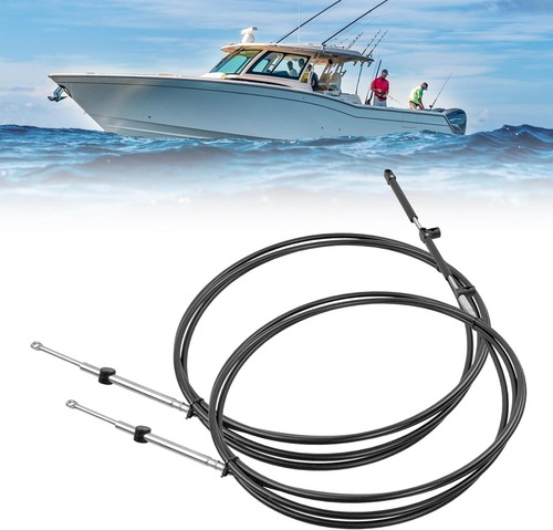 2PCS 9FT Outboard Throttle Cable Gen I Control Shift Cables For Mercury ...