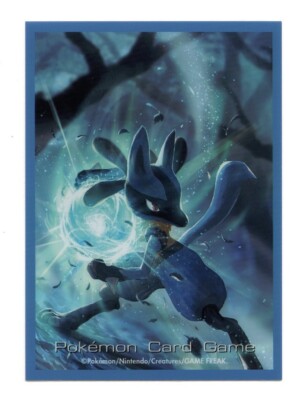 Lucario Battle Stance Individual Card Sleeve Pokemon Center Japan ...