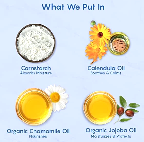 The Moms Co. Talc Free Natural Baby Powder with Corn Starch 100g | eBay