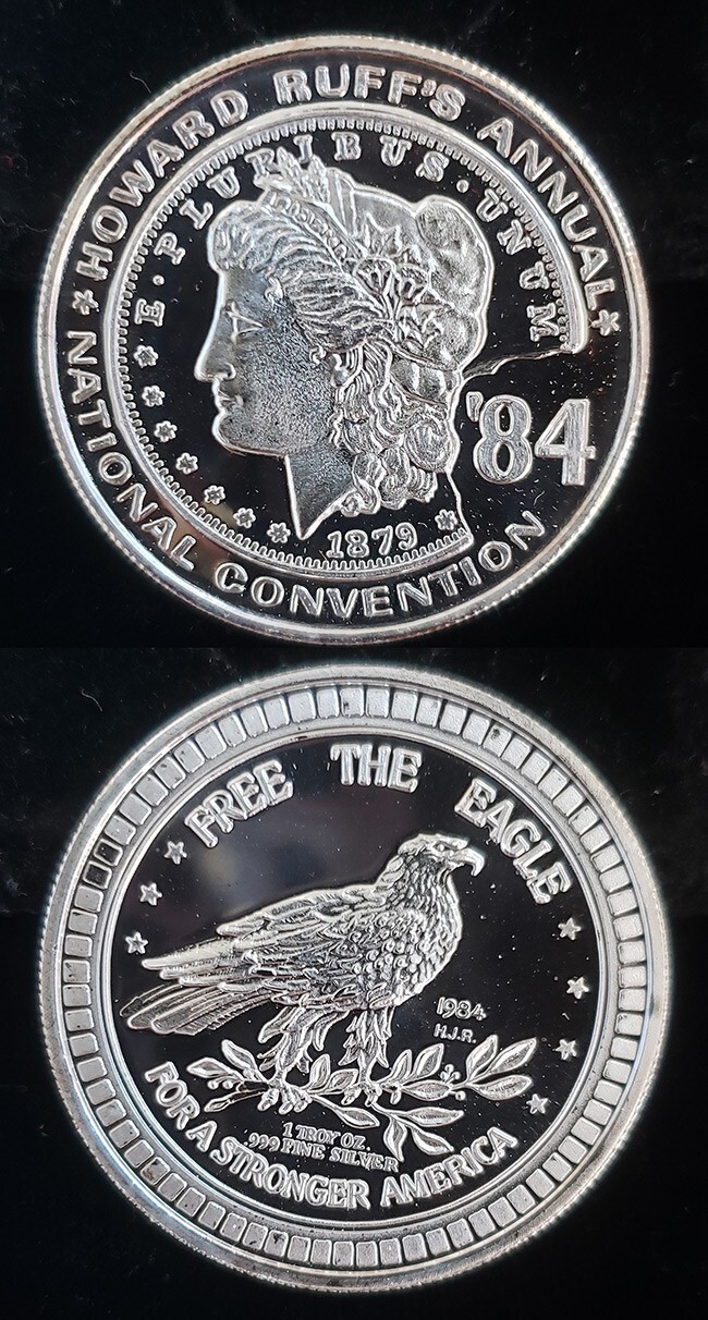Howard Ruff’s Annual National Convention 1 Troy Oz 999 Fine Silver ...