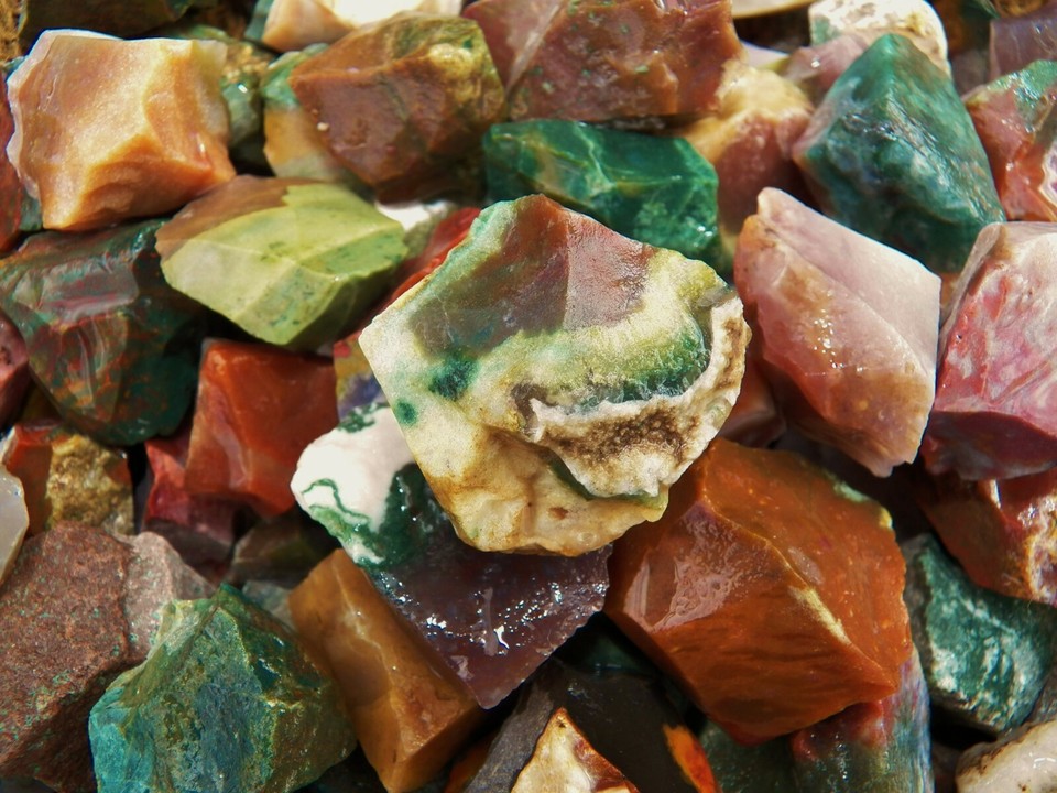 1000 Carat Lots of Fancy Jasper Rough - Plus a FREE Faceted Gemstone | eBay