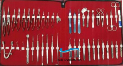 46 PC O.R GRADE BASIC OPHTHALMIC EYE MICRO SURGERY SURGICAL INSTRUMENTS ...