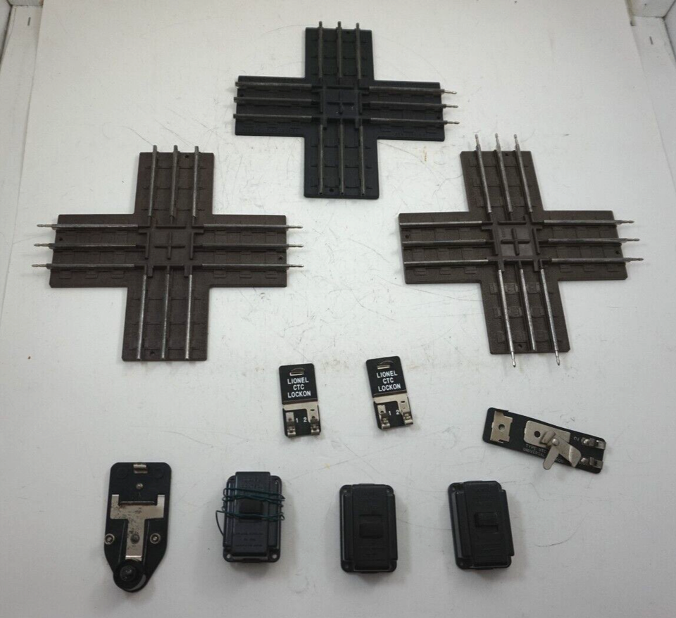 Vintage Lionel Lot - Tubular Track, Cars, Turnouts, Operating Track ...
