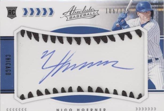 2020 Panini Absolute - Rookie Baseball Material Signatures Nico Hoerner ...