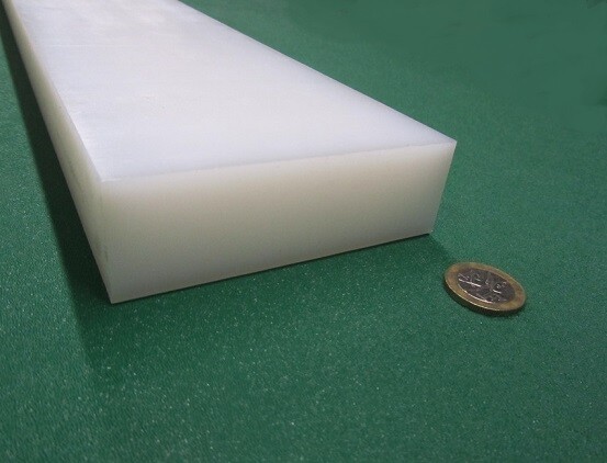 UHMW White Bar, 1.25" Thick x 4.00" Width x 24" Long | eBay