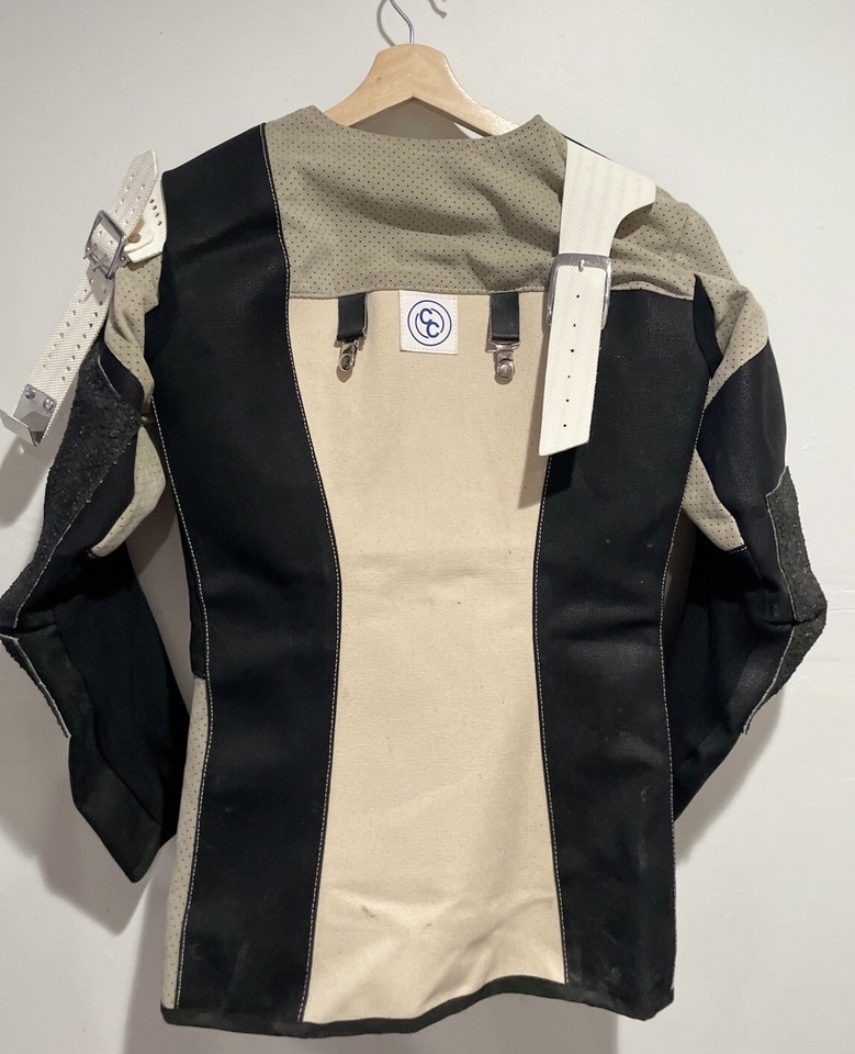 CHAMPIONS CHOICE Competition Shooting Jacket Coat Black White HEAVY ...