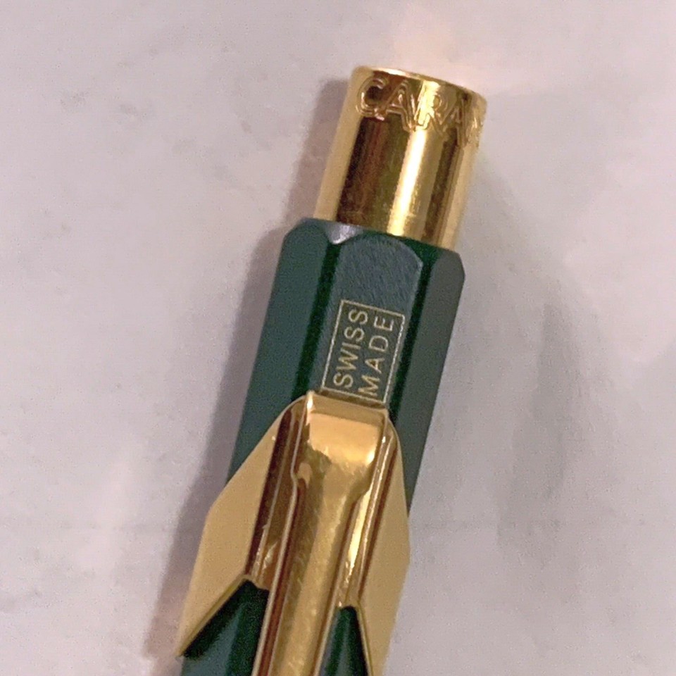 GENUINE SWISS MADE ROLEX PEN ~GOLD & GREEN~ SUBMARINER DATEJUST WATCH ...